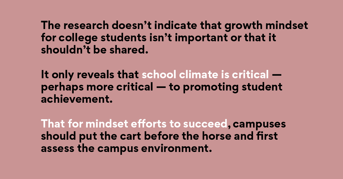 The Key to Growth Mindset for College Students - Kognito